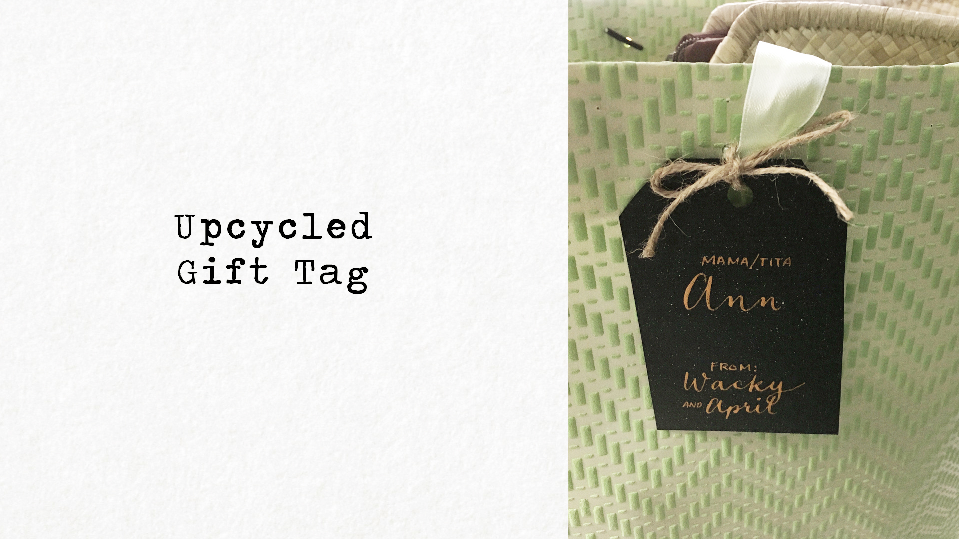 Upcycled Gift Tag – iamartisan